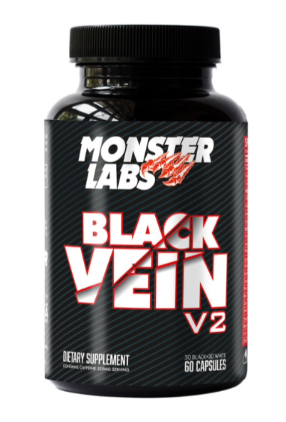 Monster Labs Black Vein, 60 капсул из США