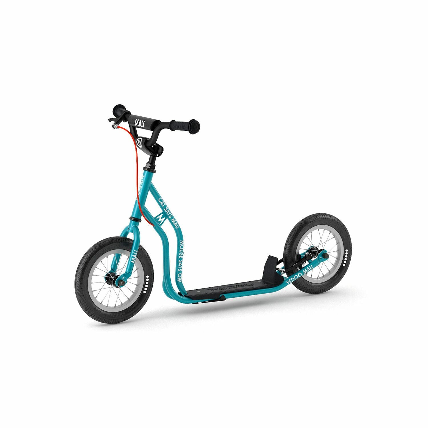 DECATHLON самокат Yedoo Mau, синий, колеса 12/12, грузоподъемность 75 кг