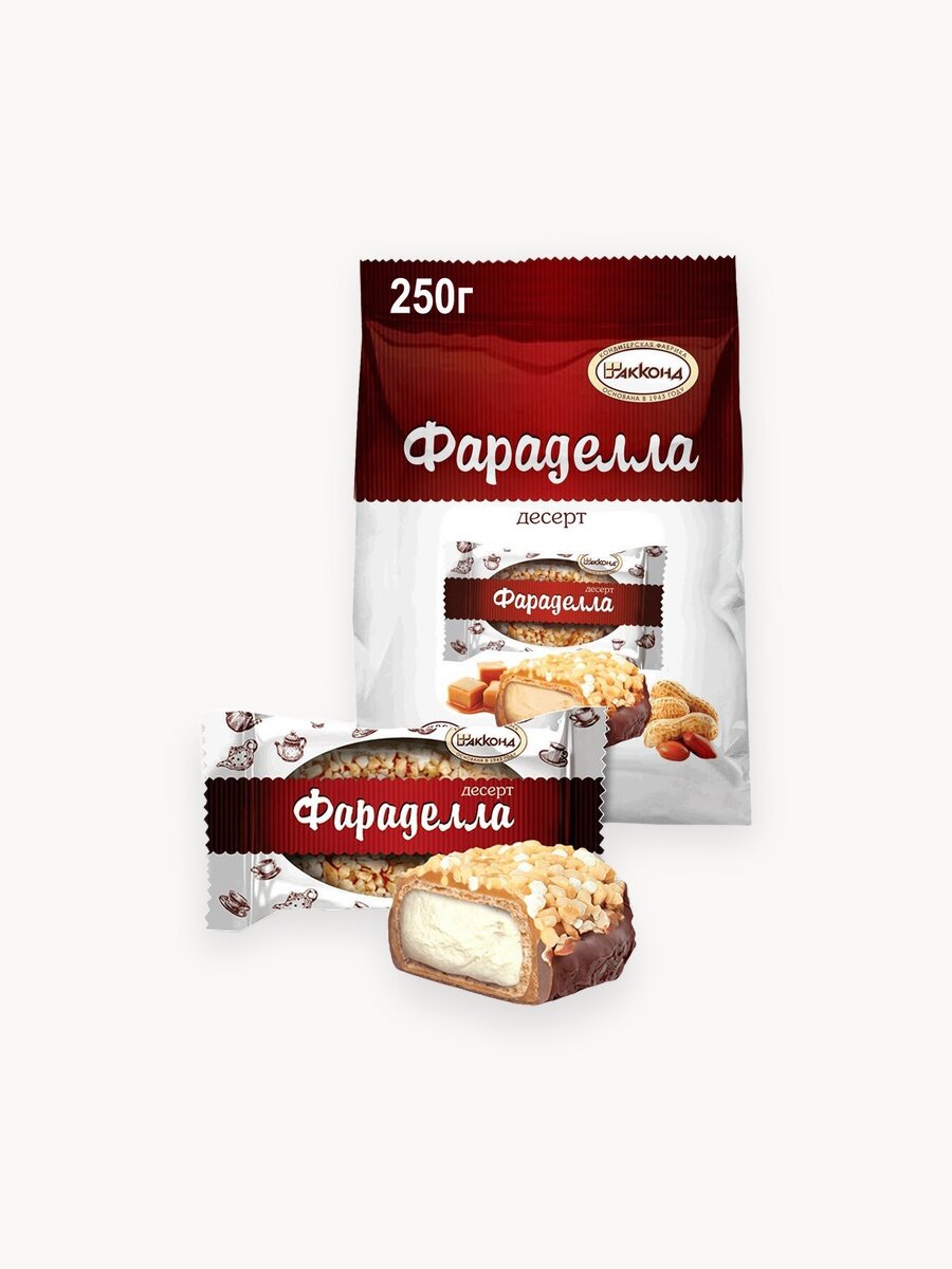 Акконд/ Конфеты десерт Фараделла 250 гр/ Вкус, знакомый с детства!