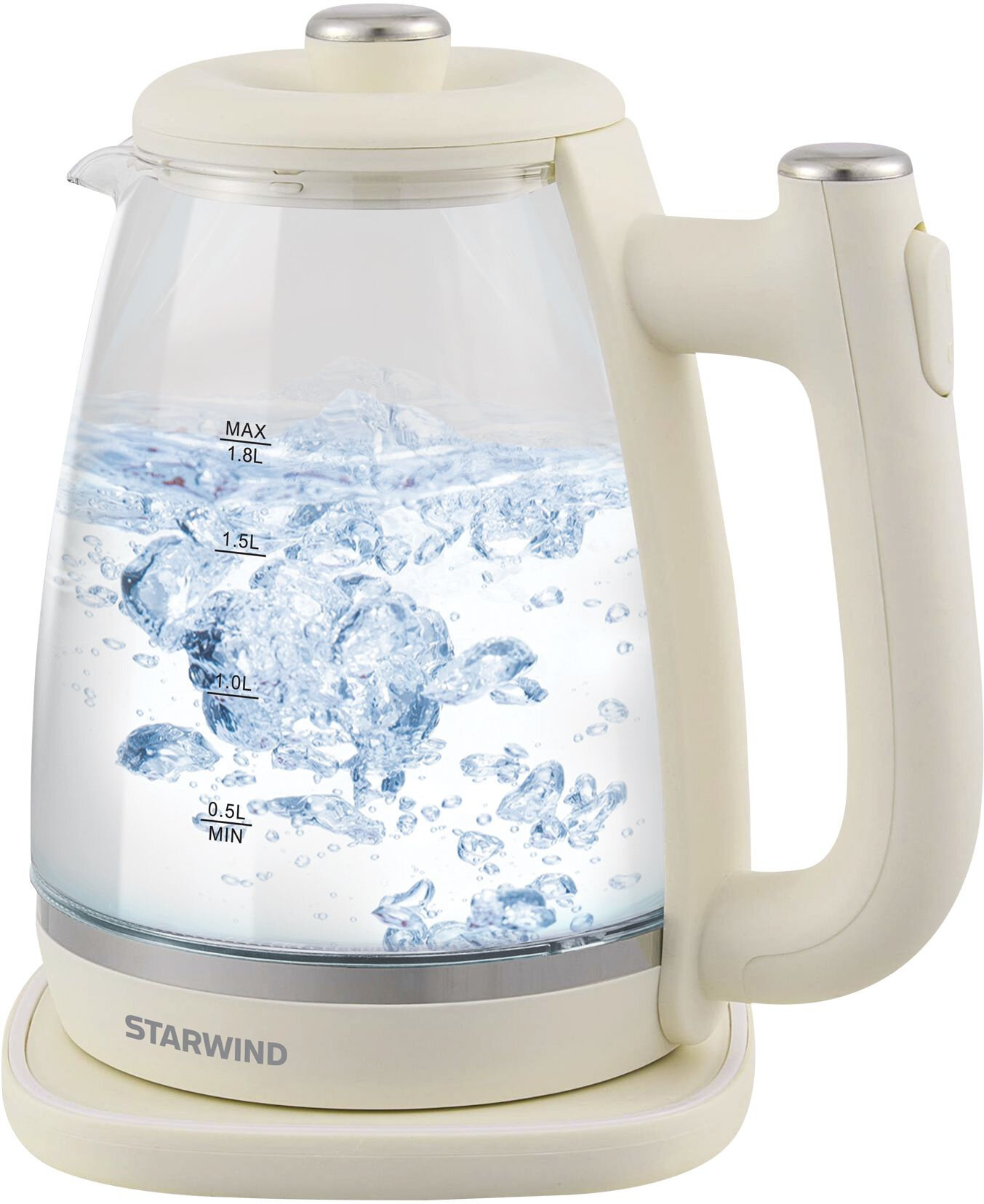 SKG4042 / Чайник электрический StarWind SKG4042, 1800Вт, слоновая кость