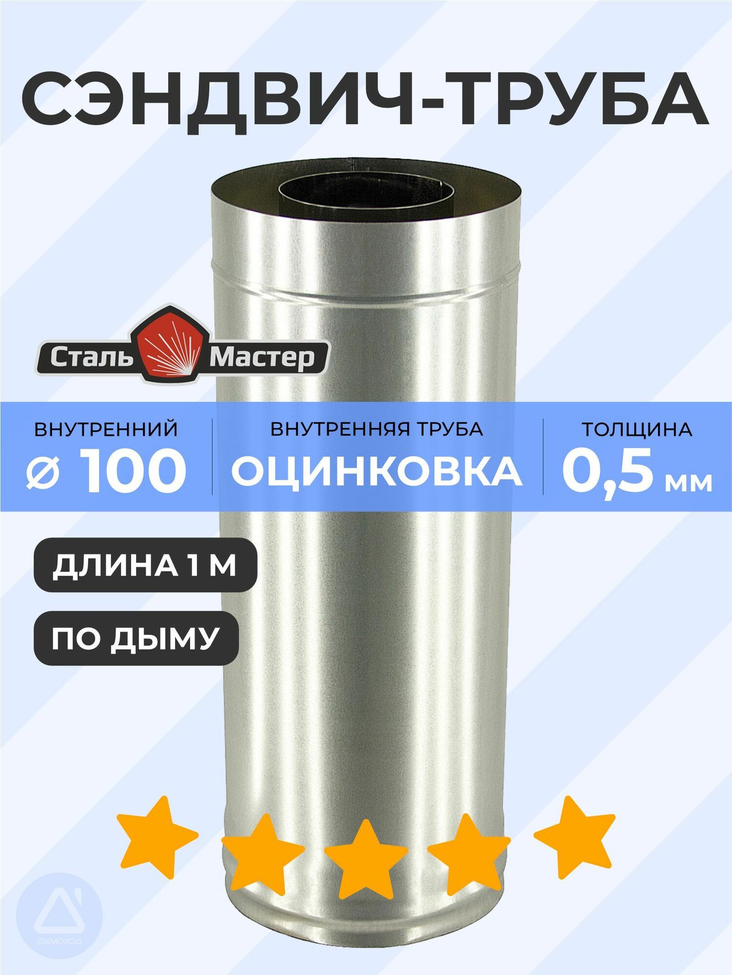 Сэндвич 100 / 200 1,0 м оц / оц