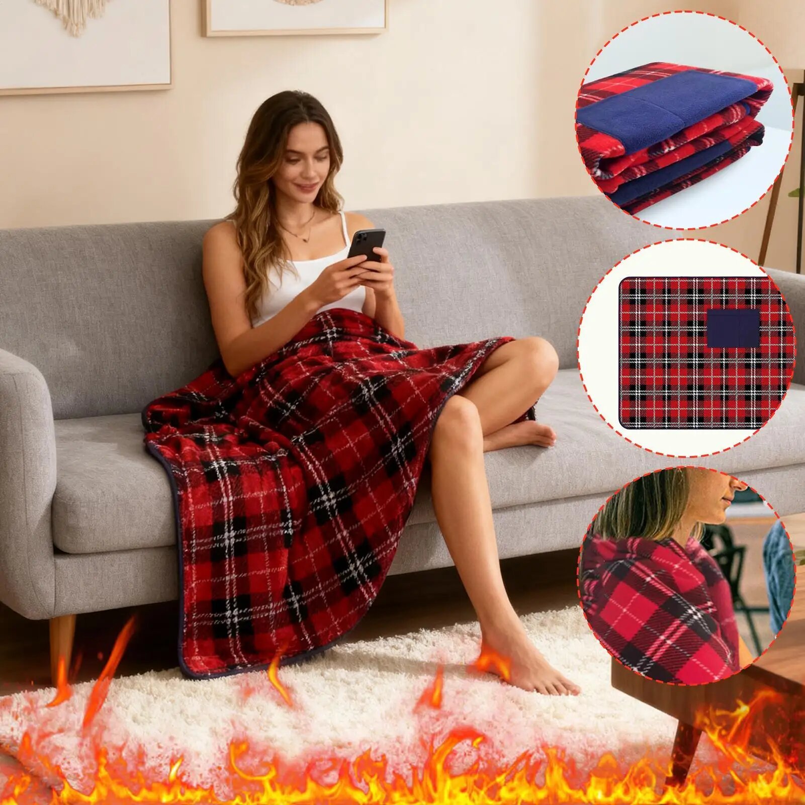 USB электроодеяло для взрослых