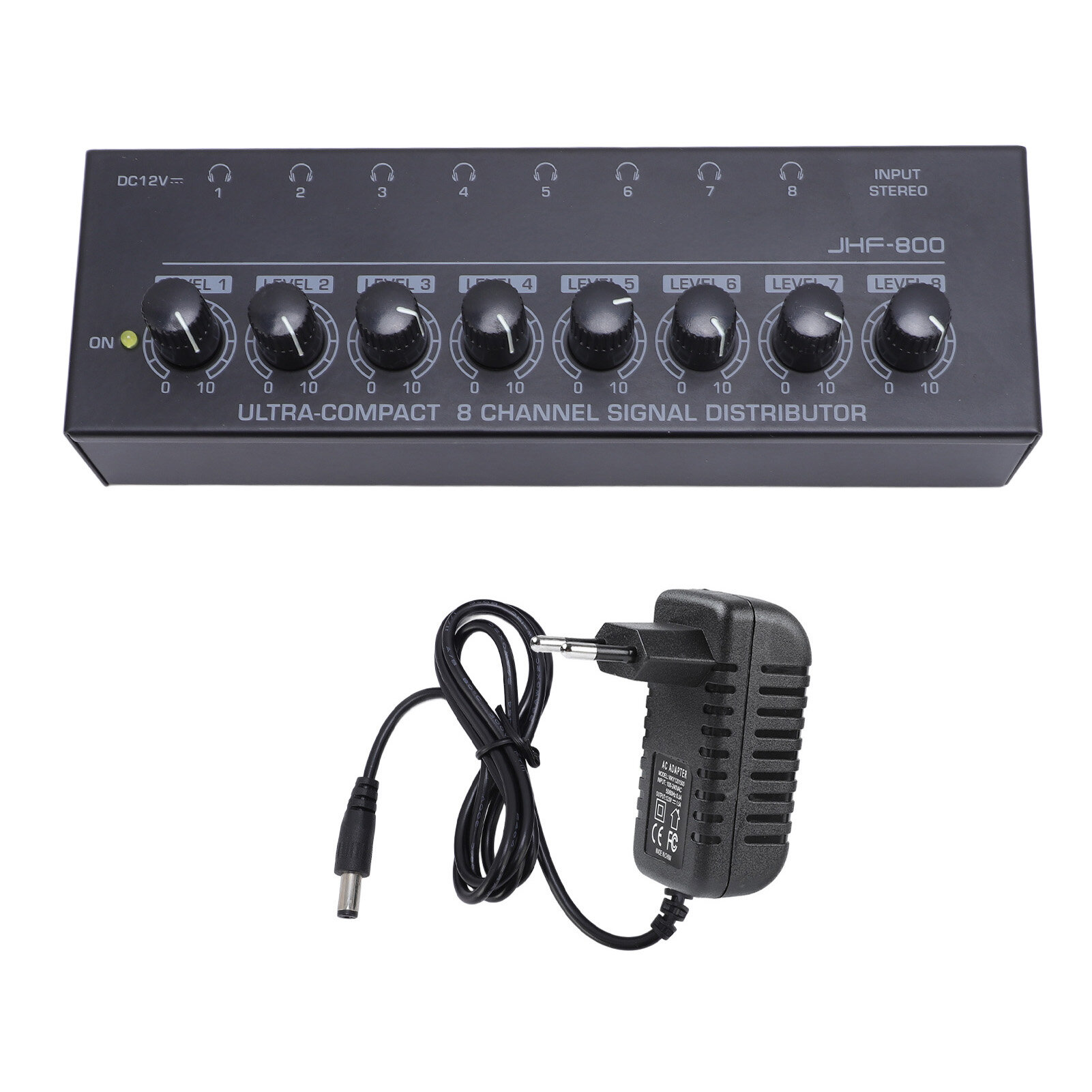 Усилитель для наушников 8 Выход 1 Входной Портативный Стерео Усилитель для наушников для производительности eu plug