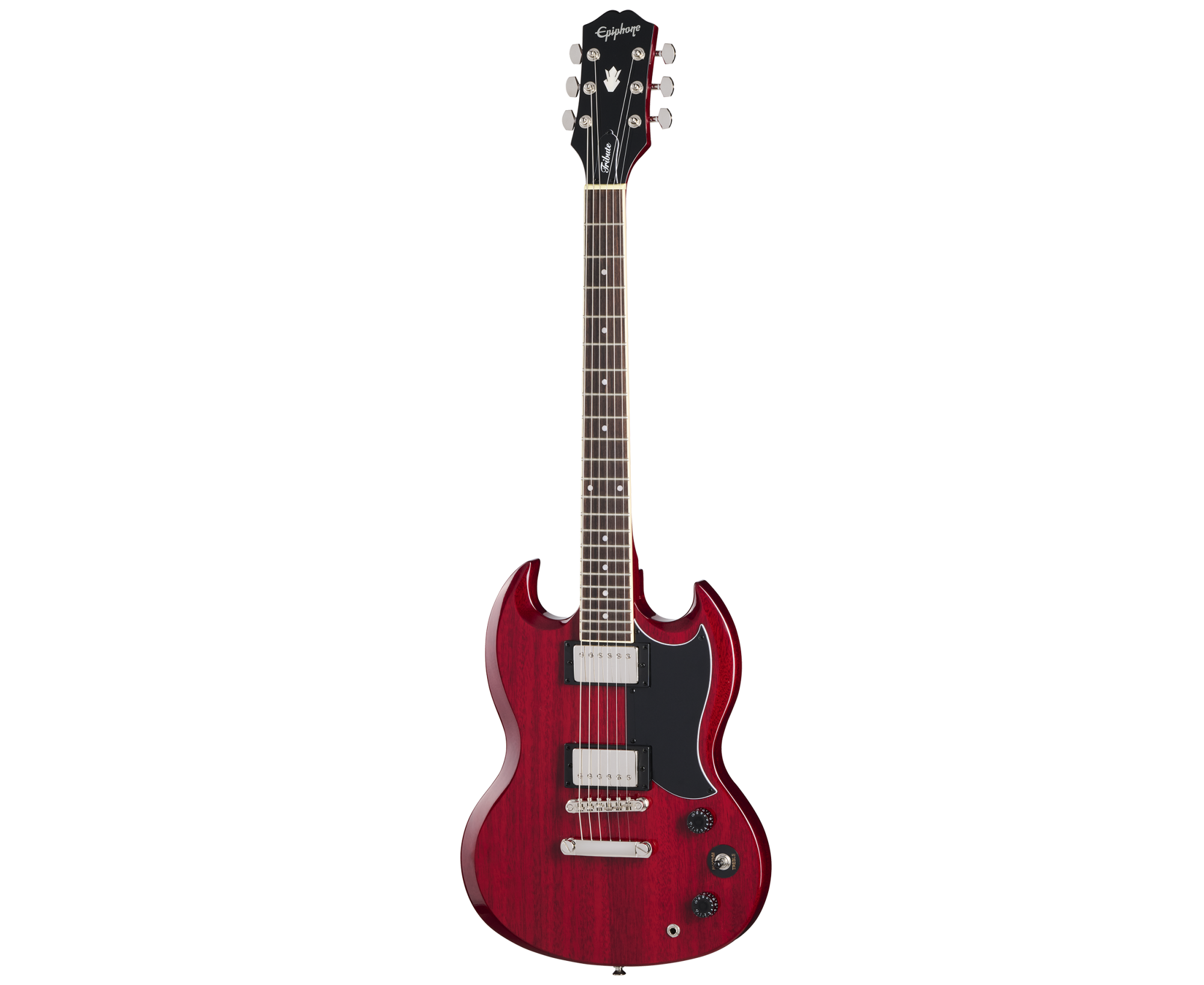 Epiphone SG Tribute Cherry - Электрогитары с двумя вырезами