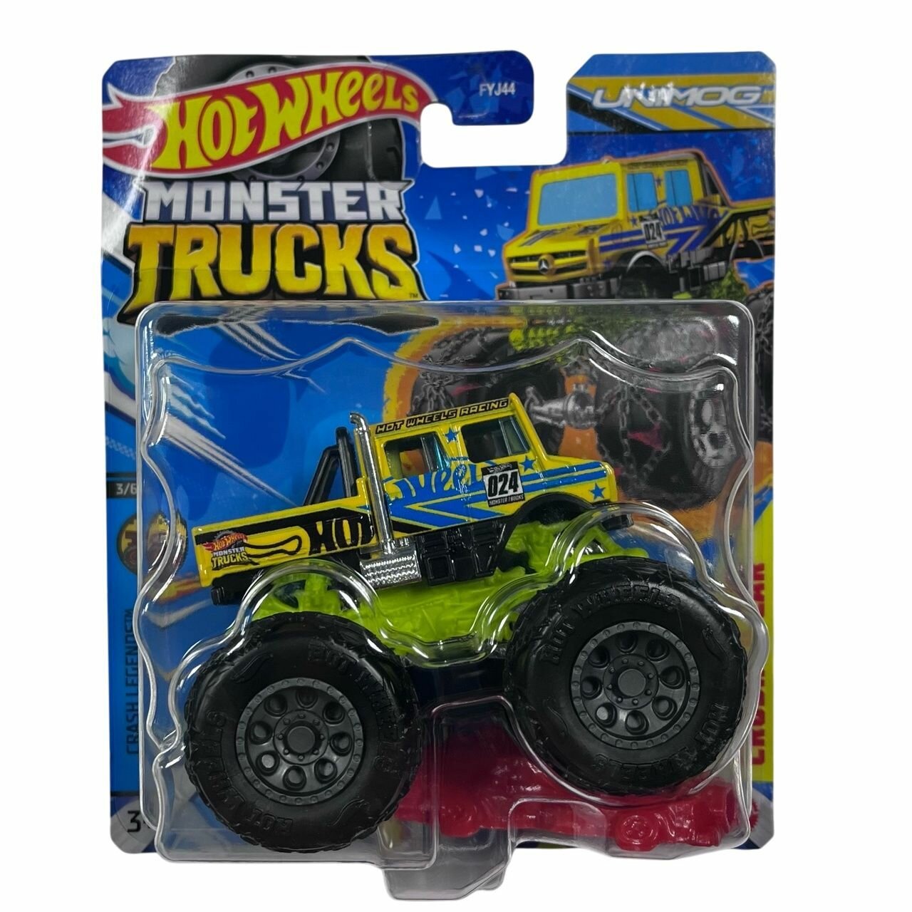 Машинка Hot Wheels Монстр-трак коллекционная модель - UNIMOG HTM39