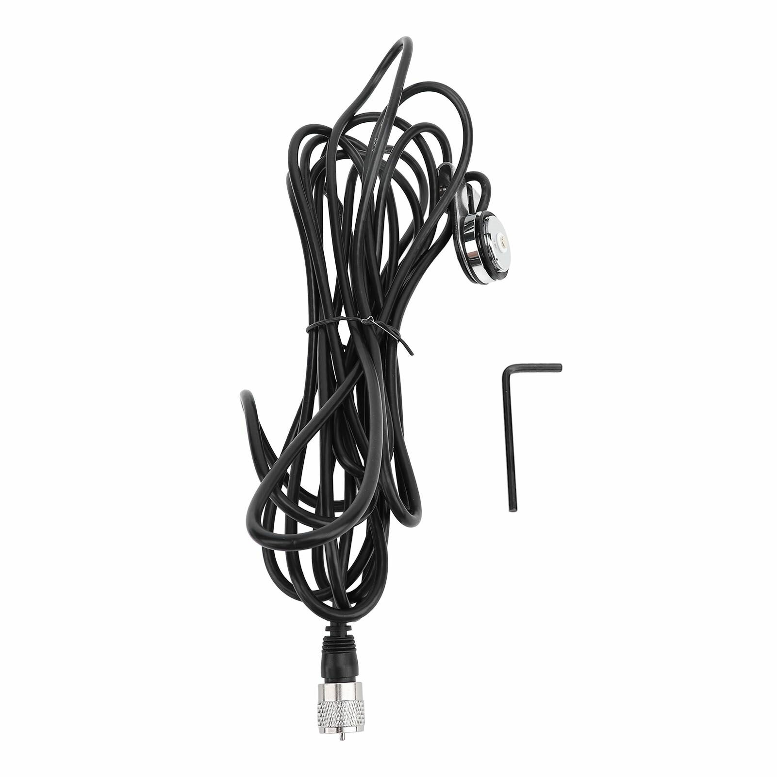 Крепление антенны с кабелем RG58 13ft, разъемы PL259/NMO