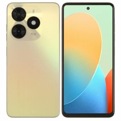 6,56" Смартфон Tecno SPARK 20C 4/256 ГБ (4894947016950) 2023, золотистый