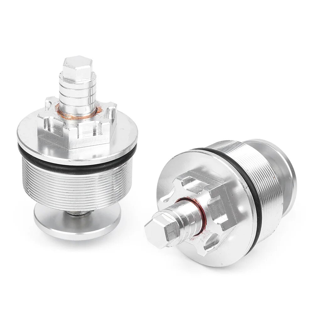 41 мм мотоцикл передний амортизатор винт крышка вилки регуляторы предварительной нагрузки болты для Honda CB400 2 шт, Белый