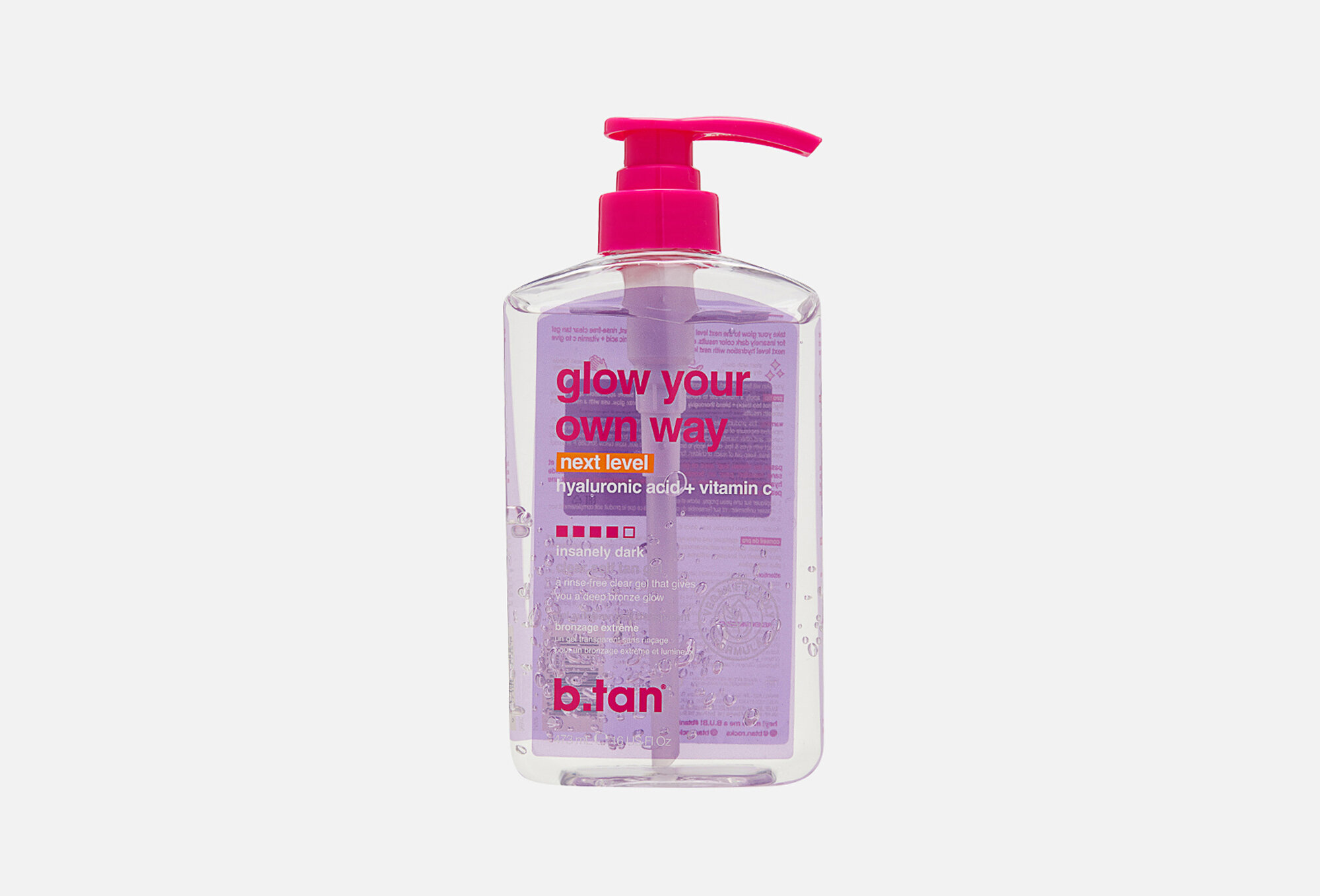 Гель-автозагар для тела B.TAN glow your own way next level 473 мл