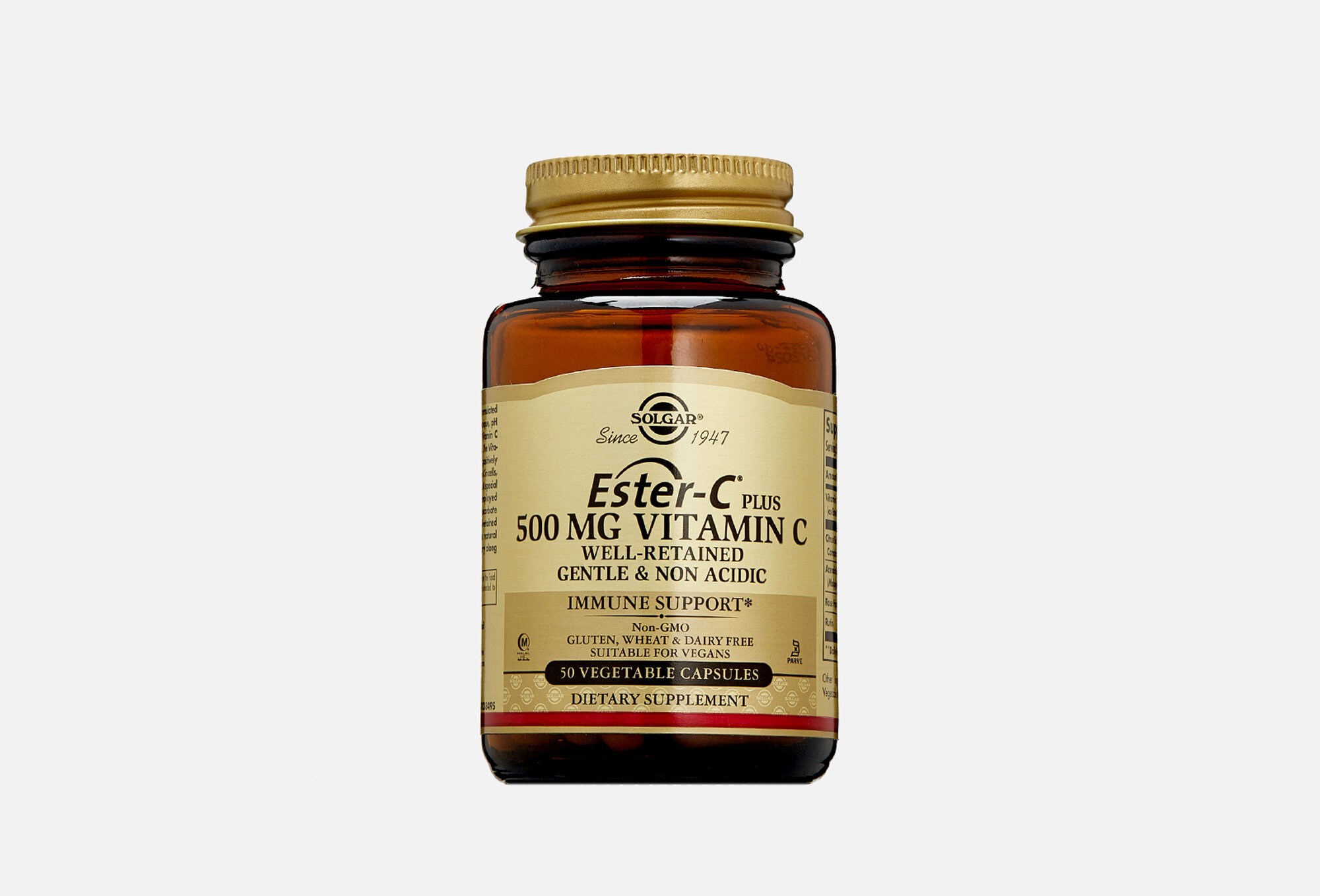 Витамин C SOLGAR Ester-C® Plus Vitamin C 500 мг в капсулах