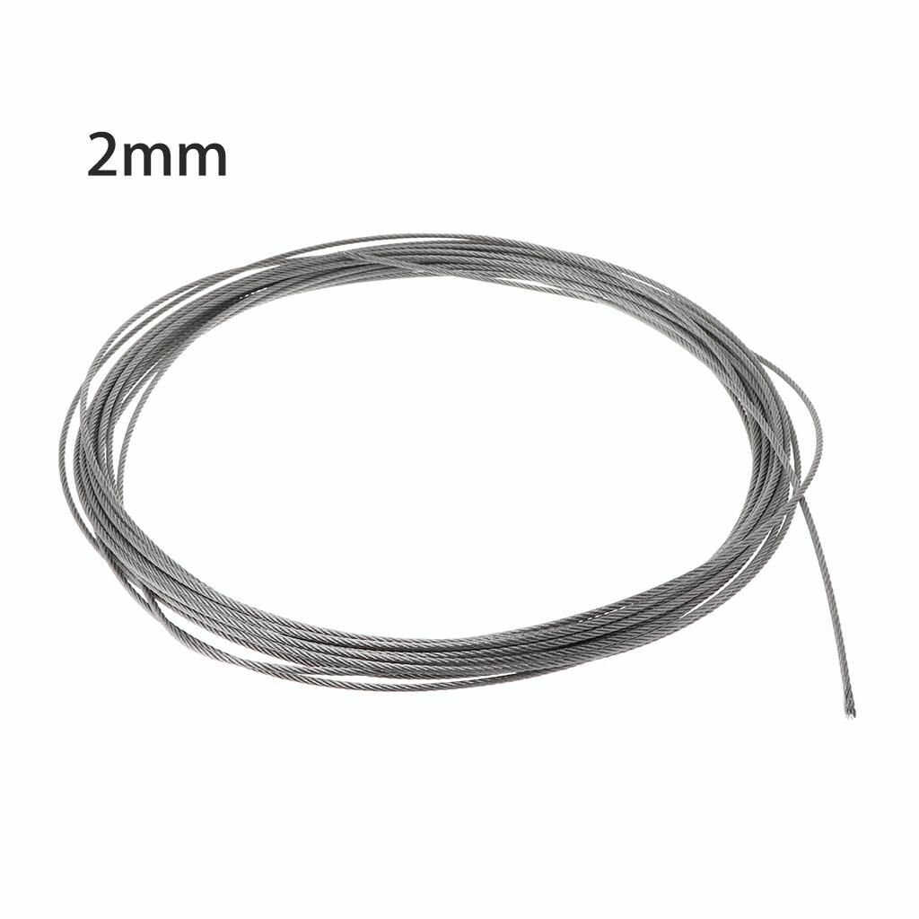 Нержавеющая стальная проволока 304, 10 м, 2mm