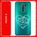 Чехол на Xiaomi Redmi 9 / Сяоми Редми 9 с принтом "Влюблённые котики рисунок 2 -...