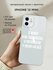 Чехол на Apple iPhone 12 mini / Айфон 12 Мини с принтом "Живу как положено", про...