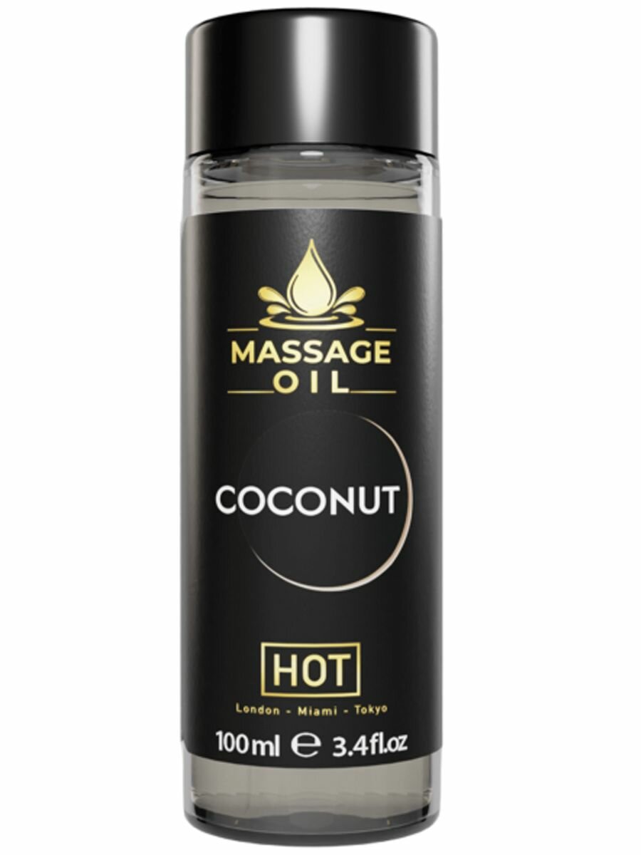Massage Oil COCONUT Масло для эротического массажа с ароматом кокоса, 100мл