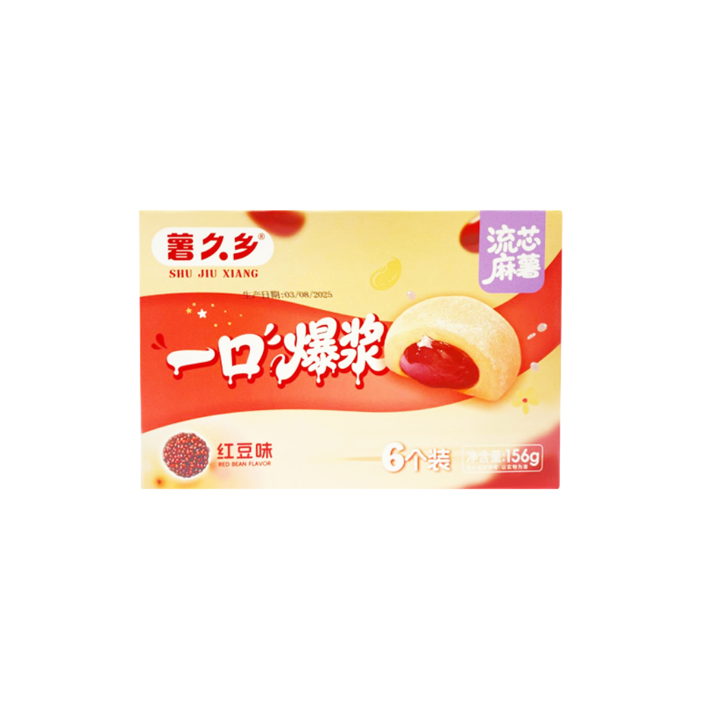Моти Shu Jiu Xiang с начинкой из красной фасоли 156 г, Китай