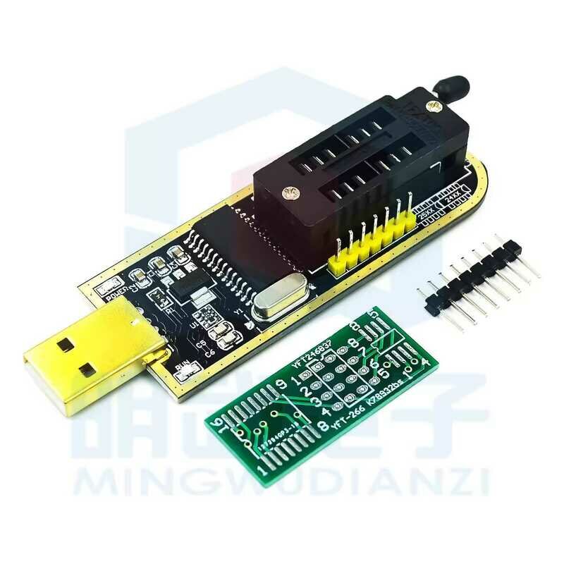 Программатор Tuhaojin CH341 USB Для Материнской Платы Маршрутизация LCD BIOS/FLASH/24/25 Тип опции доставки: CH341Aместноезолото