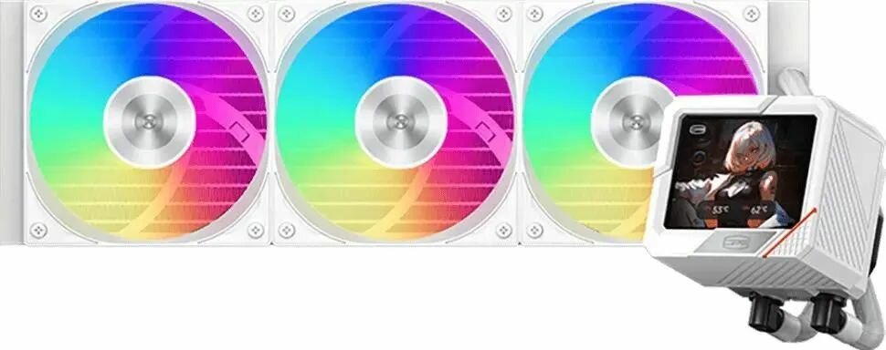 Система водяного охлаждения для ПК PCCOOLER GT360 ARGB Display WH