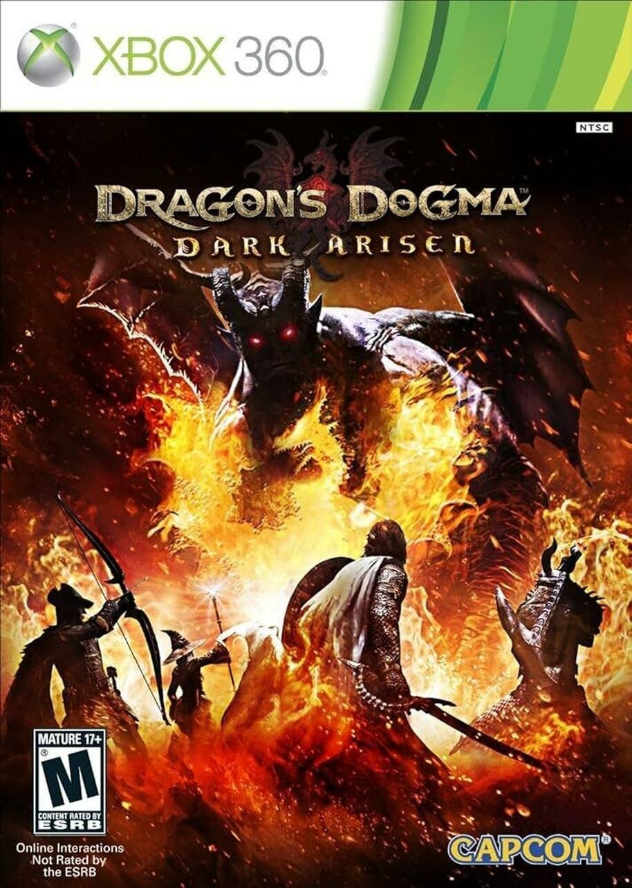 Диск с игрой Dragons Dogma Dark Arisen для X-Box 360 прошивка LT 3.0 (русские субтитры)