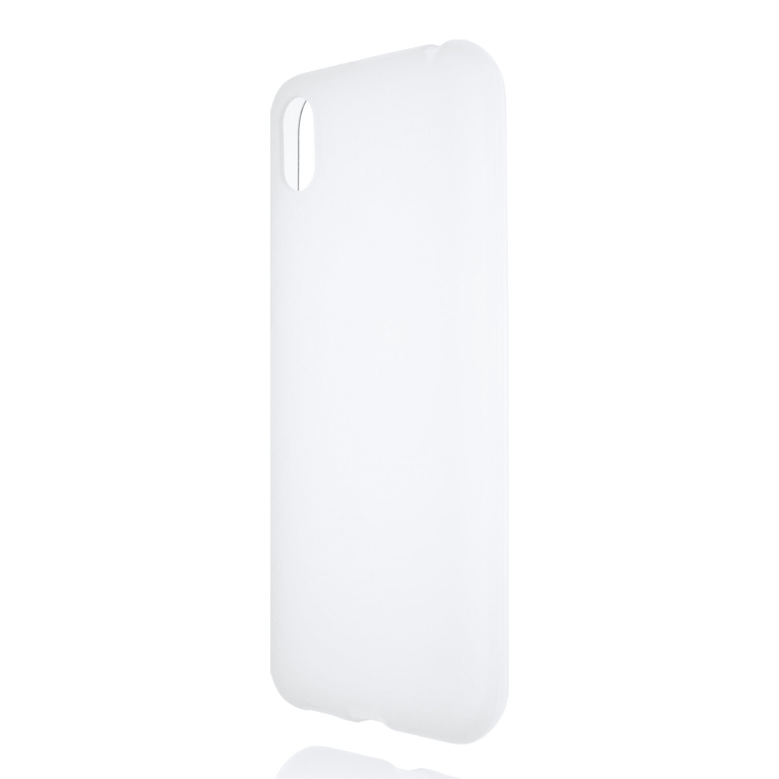 Силиконовый матовый полупрозрачный чехол для Huawei Honor 8s/Y5 (2019) белый