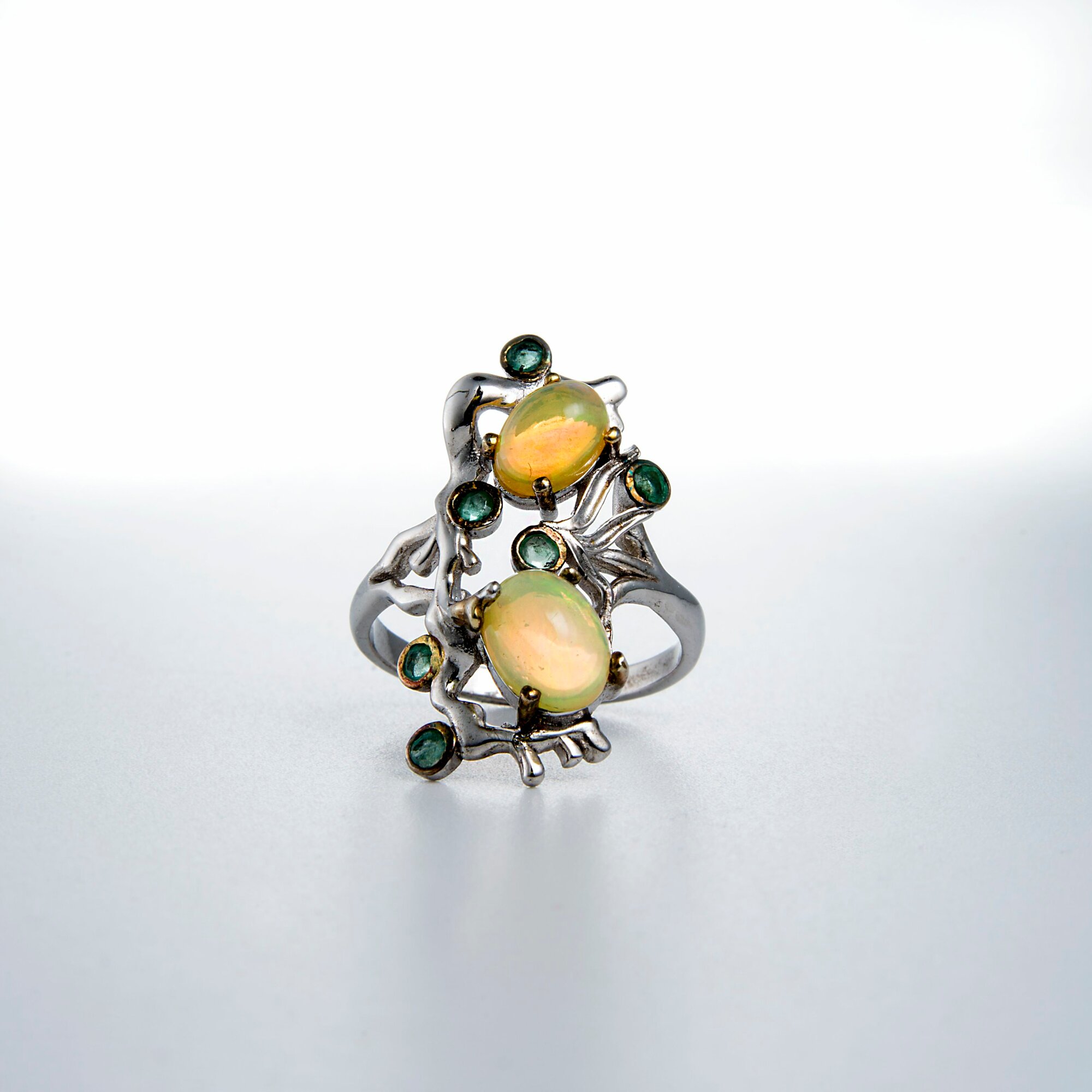 Кольцо, опал