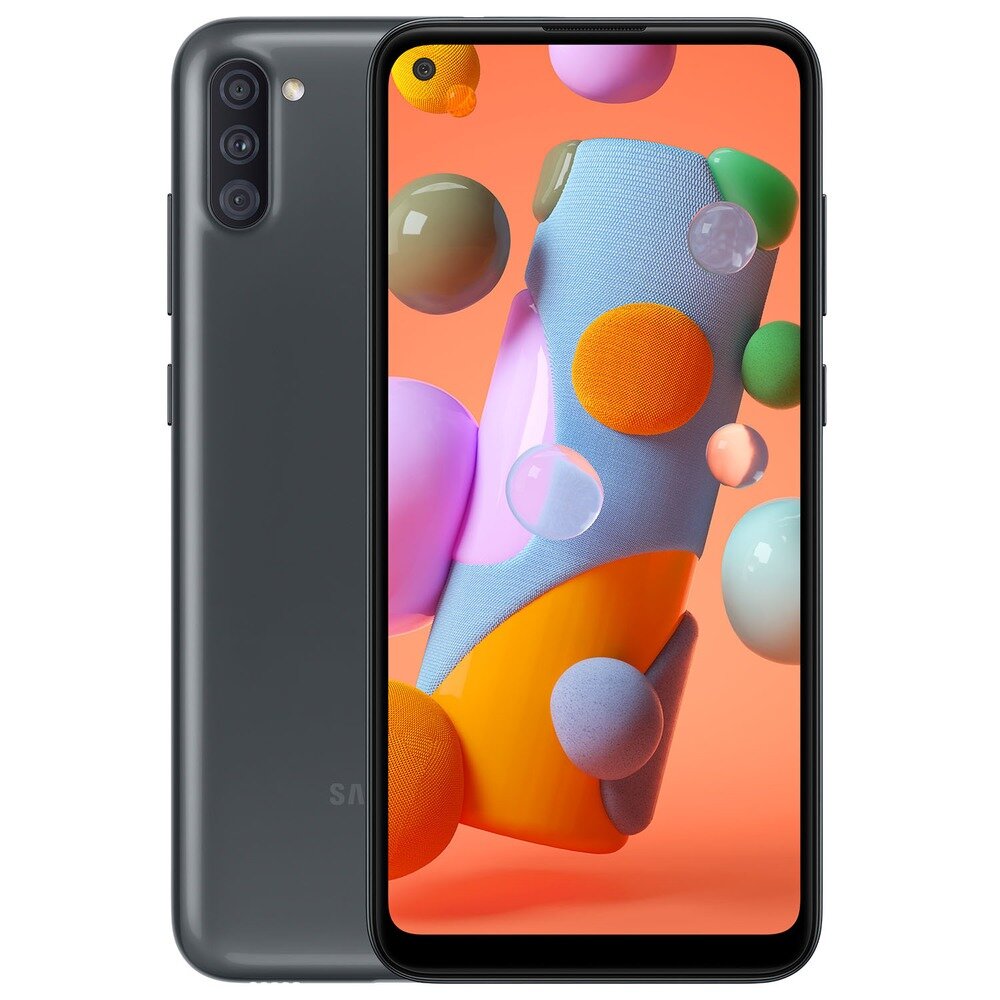 Смартфон Samsung Galaxy A11 черный, SM-A115FZKNSER
