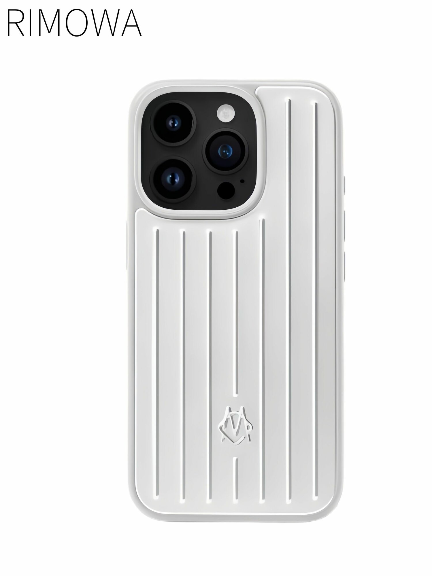 Чехол для iPhone 15 Pro Max RIMOWA, алюминиевый, с дизайном чемодана, противоударный