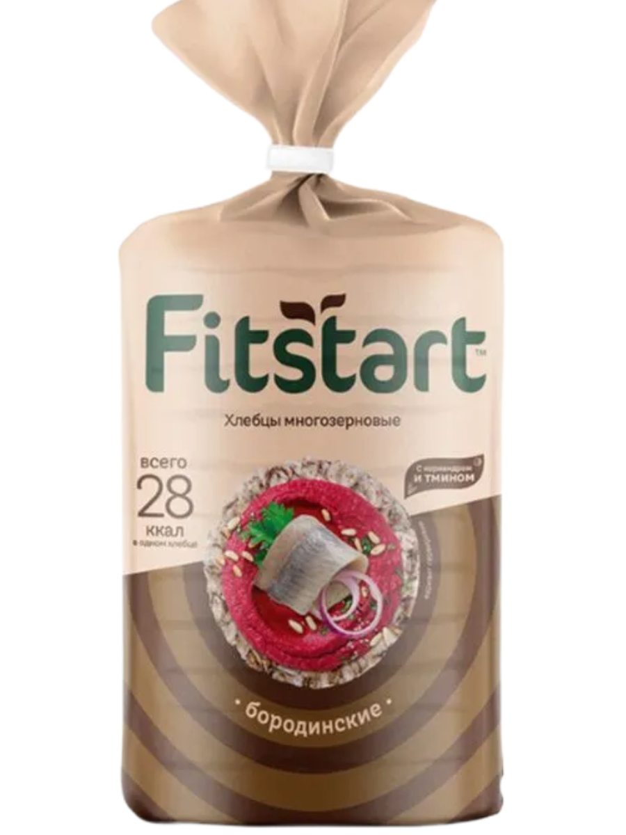 FITSTART Хлебцы Бородинские, многозерновые, 90 г