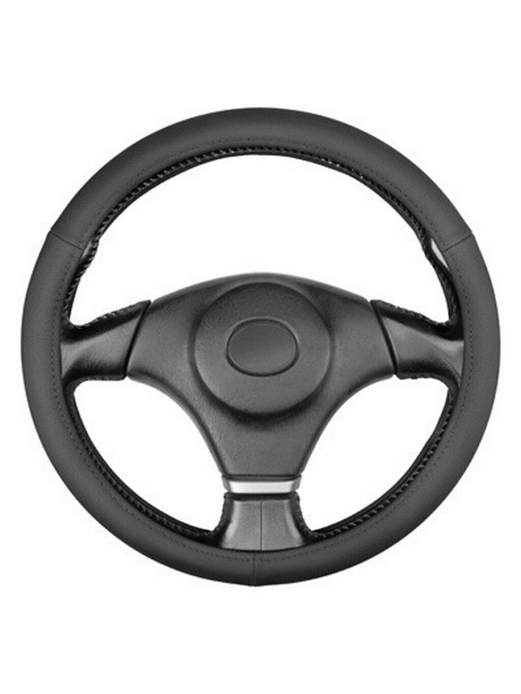 Оплётка руля Skyway S01102545 Натуральная кожа черный