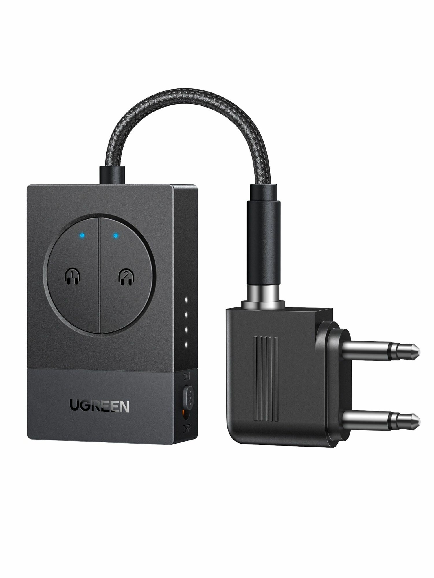 Аудио Bluetooth трансмиттер UGREEN BT305 (65706) Bluetooth Transmitter Audio Adapter. Цвет: черный