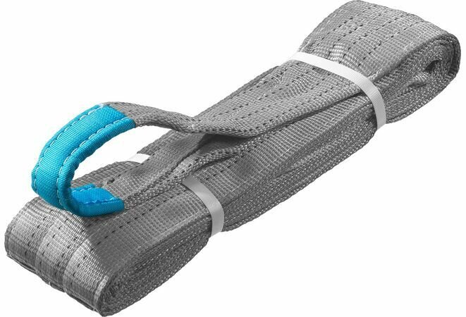 ЗУБР СТП-4/4 текстильный петлевой строп, белый, г/п 4 т, длина 4 м