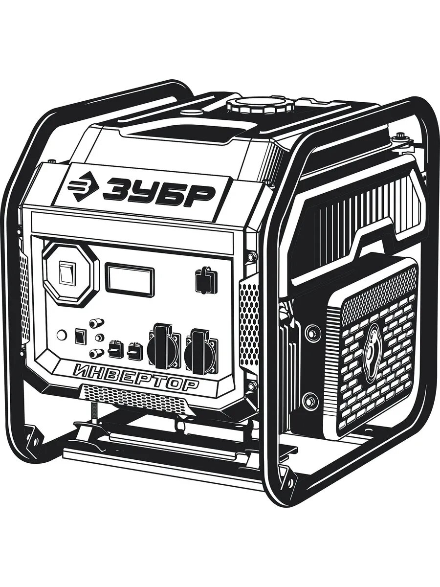 3900 Вт, инверторный генератор