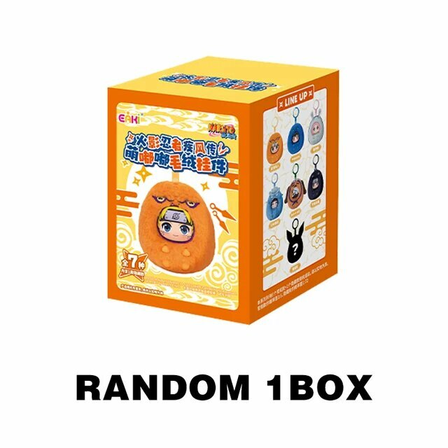 Аутентичная кулон-кулон BANDAI Eaki Naruto Shippuden Blind Box Series, милый подарочный набор в виде персонажа аниме