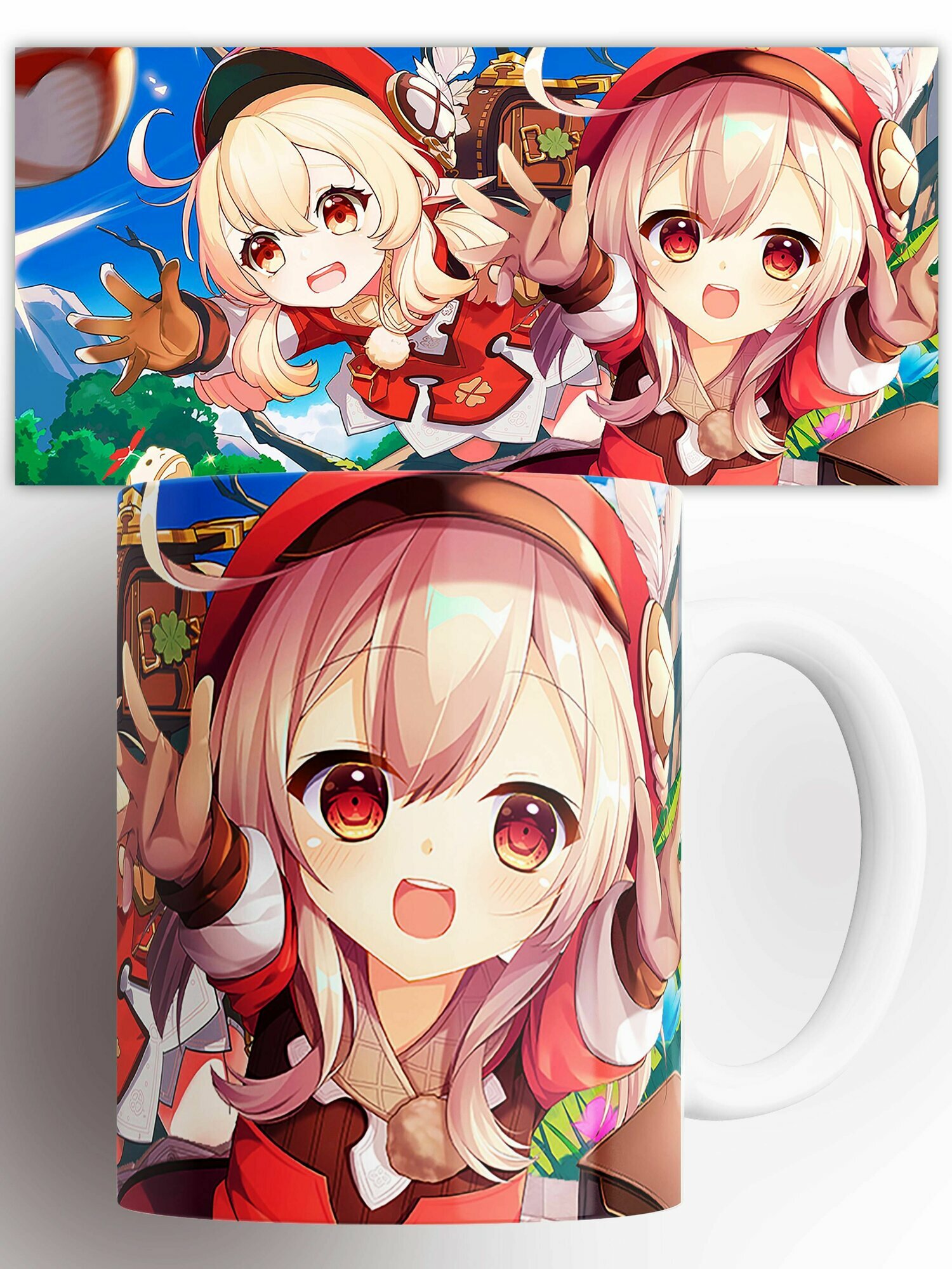 Кружка Геншин Импакт Genshin Impact Кли 330мл