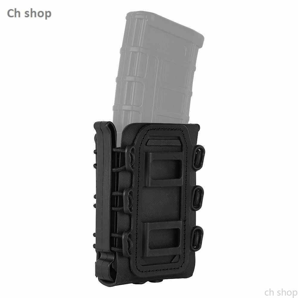 Krydex тактическом MOLLE Открытый Подсумок оружейный Plastic Fast M4/AR15/AK 556 762ch shop