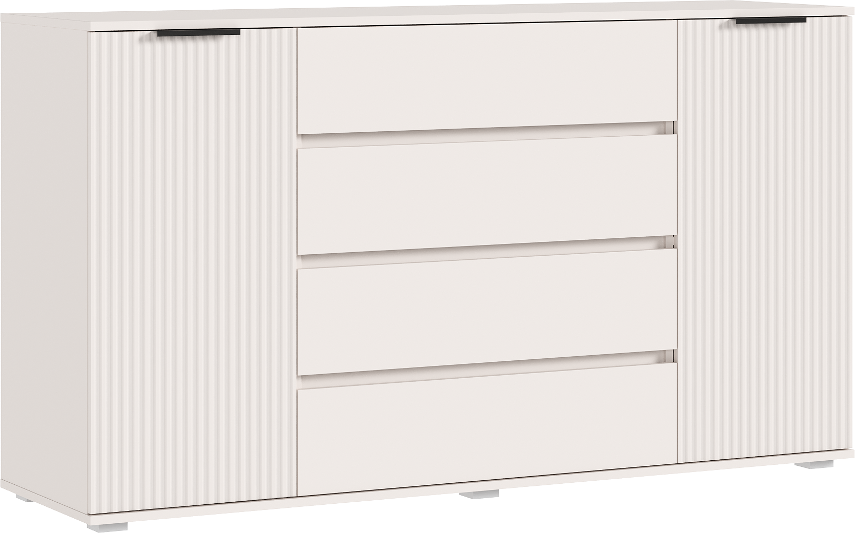 Марвэл Комод 2 двери 4 ящика (1600) (Кашемир, Кашемир)