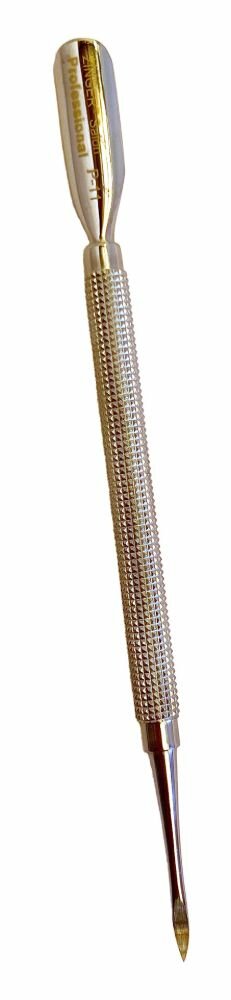 Пушер двухсторонний профессиональной серии (лопатка широкая + пика загнутая) Zinger P11 SH-Salon