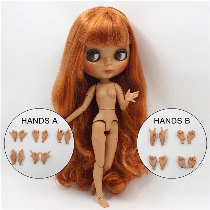 DBS Blythe кукла 30 см темная кожа