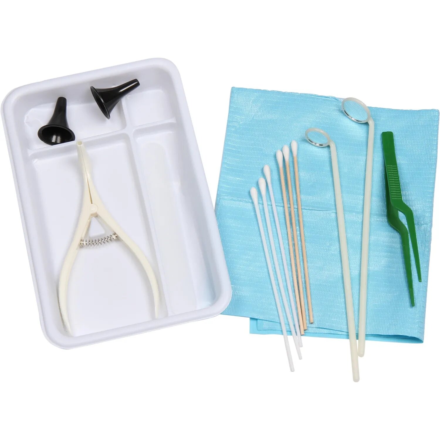 Набор оториноларинголога однораз, стерил, №2, Unicornmed YTG (8 предмета)