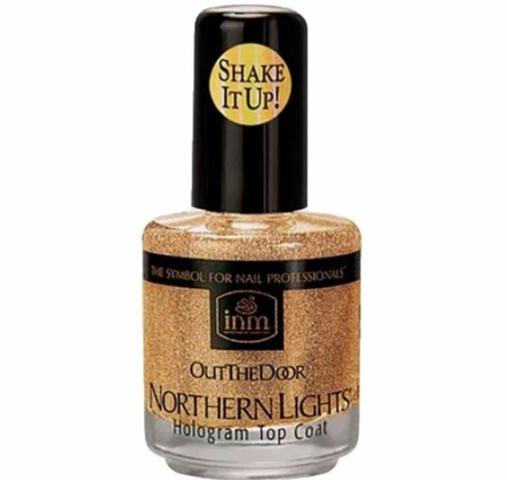 INM Out The Door Сушка Hologram Gold Голограмма Золото 15 мл