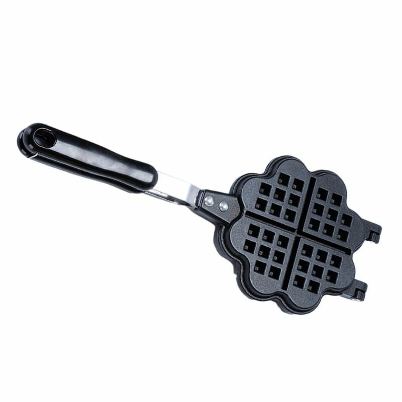 Двусторонняя форма для приготовления любовных вафель-вафельное цветочное сердечко