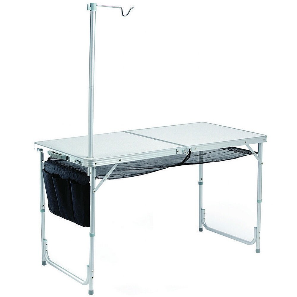 Стол кемпинговый Canadian Camper CC-TA433F, цвет Серебристый