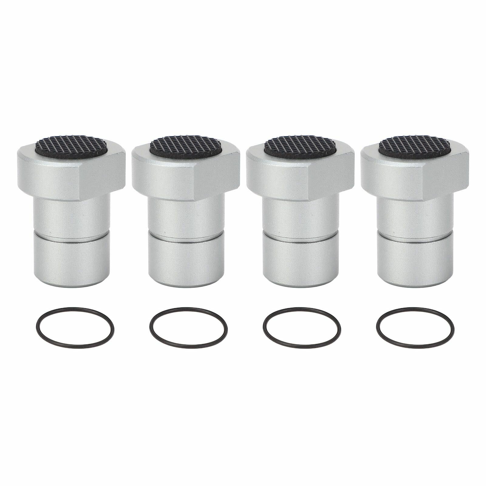 Набор из 4 упоров для верстака из алюминиевого сплава 20 мм с нескользящей накладкой для зажима стола MFT и принадлежностей для деревообработки