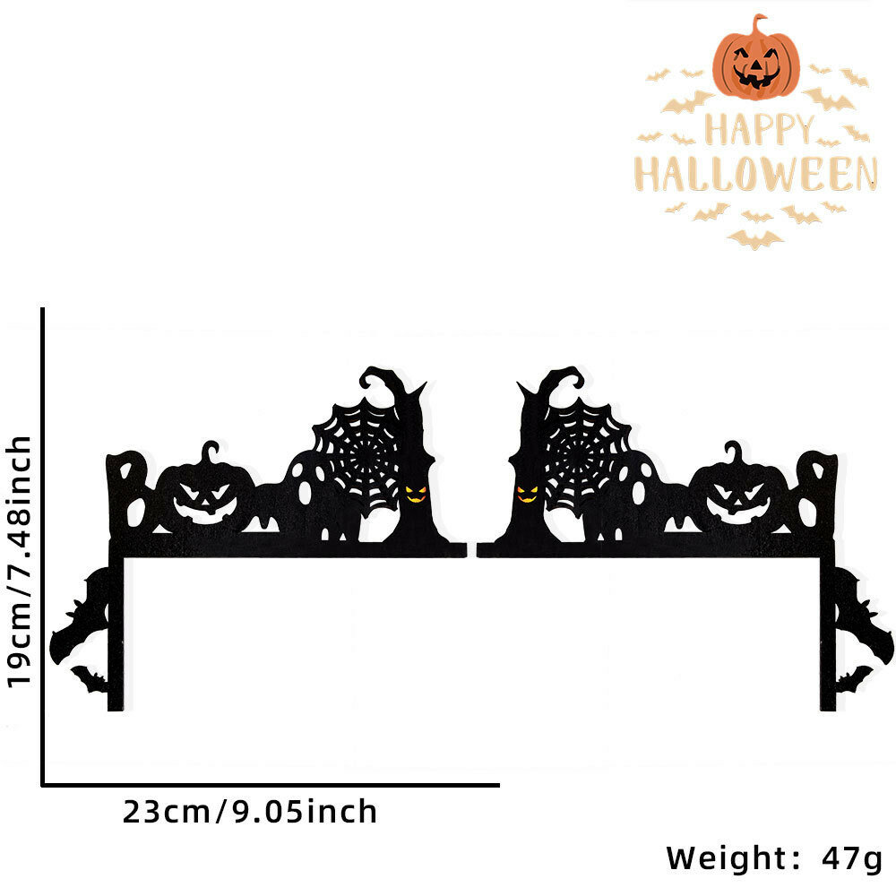 StyleC декоративные деревянные уголки для окон и дверей для праздничного декора на Хэллоуин