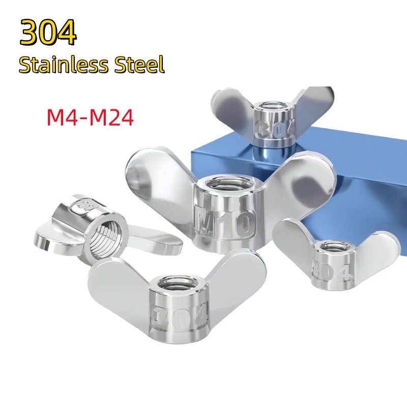 Нержавеющие крылья-гайки M4-M24 M24 -1pcs