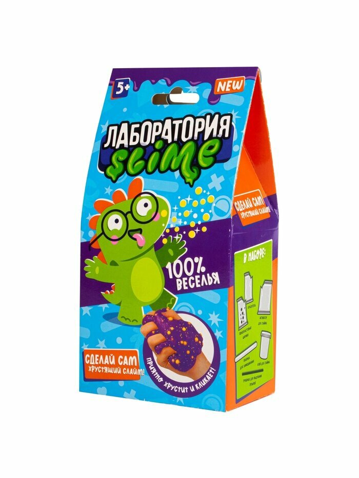 Игрушка для детей модели Slime лаборатория "Crunch slime" 100 г