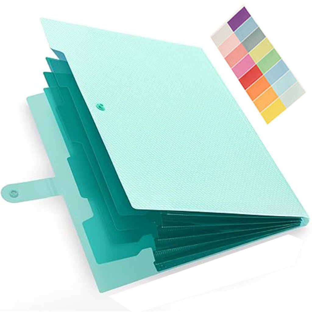 Футляр для сортировки документов с 5 карманами, сумка для файлов большой емкости для офиса