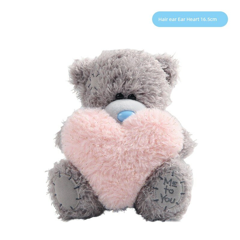 Британский плюшевый медведь MeToYou Blue Nose Patch Bear, детская успокаивающая игрушка, плюшевый медвежонок пушистое