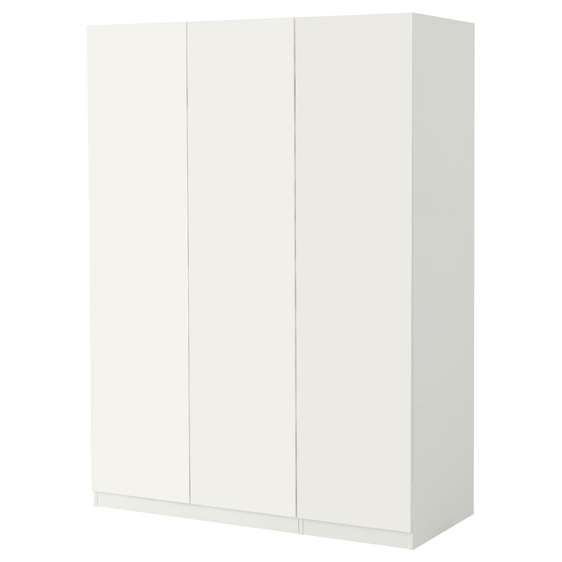 Распашной шкаф FARDAL PAX трехсекционный (с 1 ящиком) (белый) NEW 150*50*260 см Фиеста