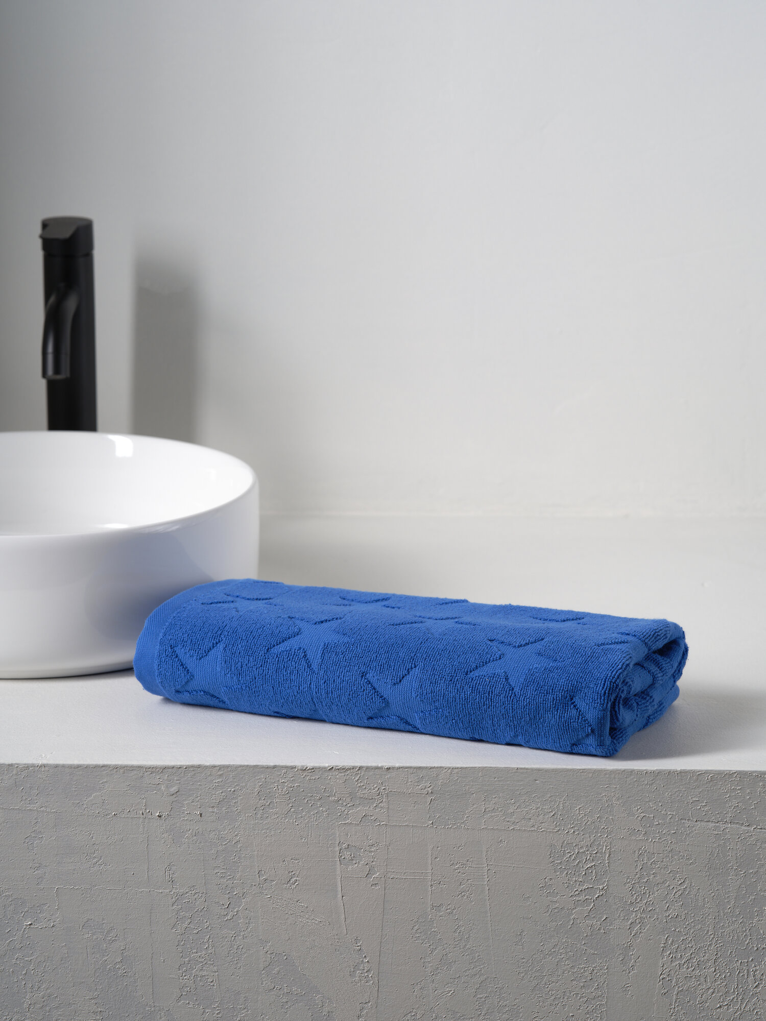 Полотенце махровое Ночь Нежна "Звездочки" Синий 70х140