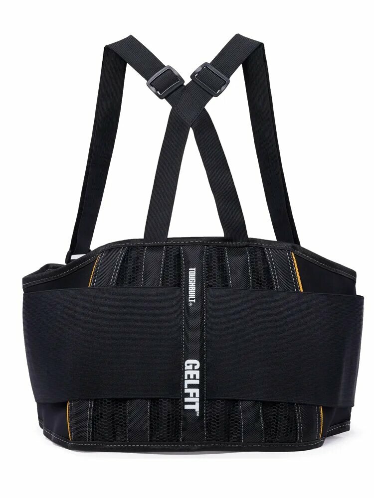 TOUGHBUILT TB-45G-L Пояс для поддержки спины Gelfit, размер L, 40-48 дюймов. Подтяжки с креплением на талии. Удобная и прочная часть инструмента.